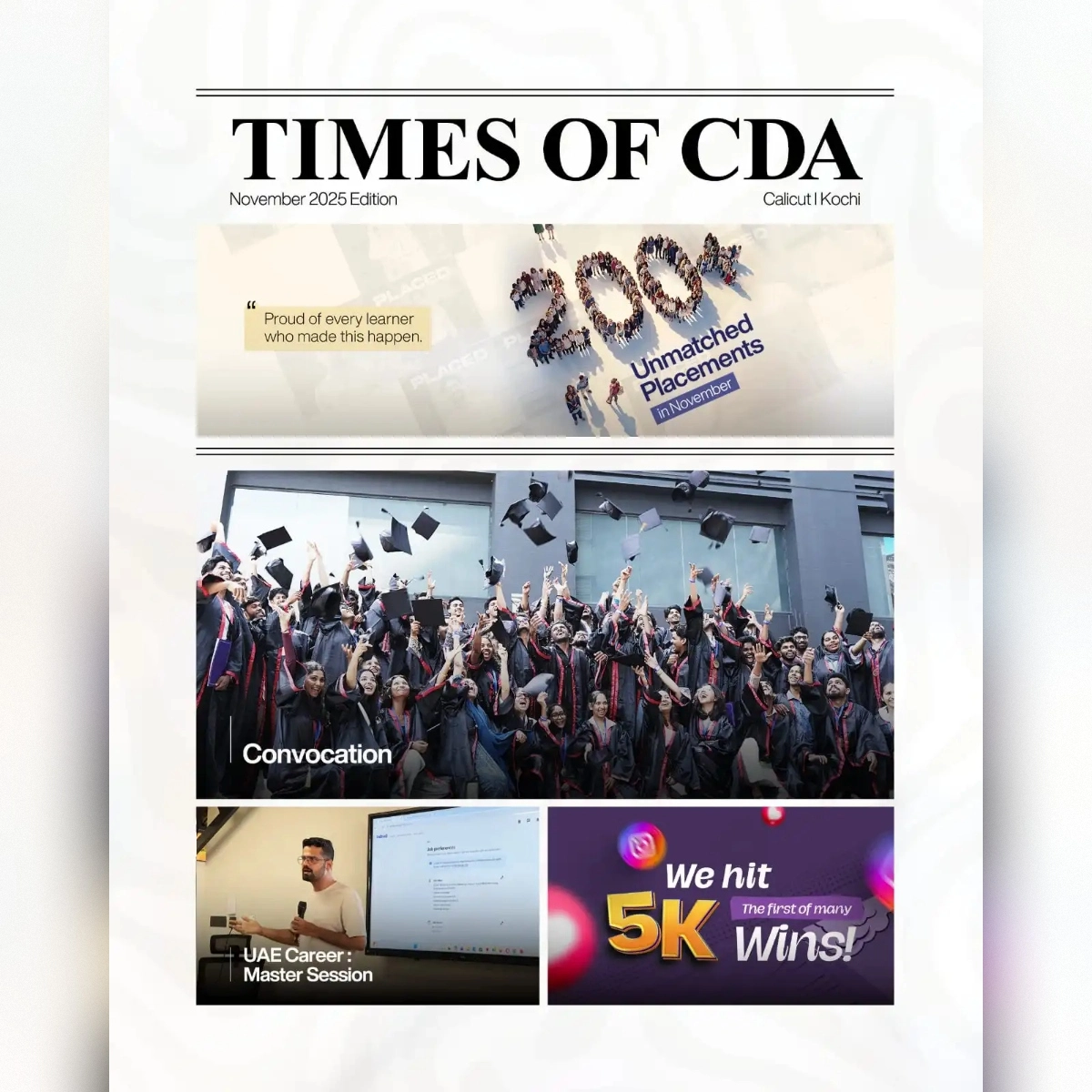 Times of CDA November 2025 Edition | Monthly Highlights