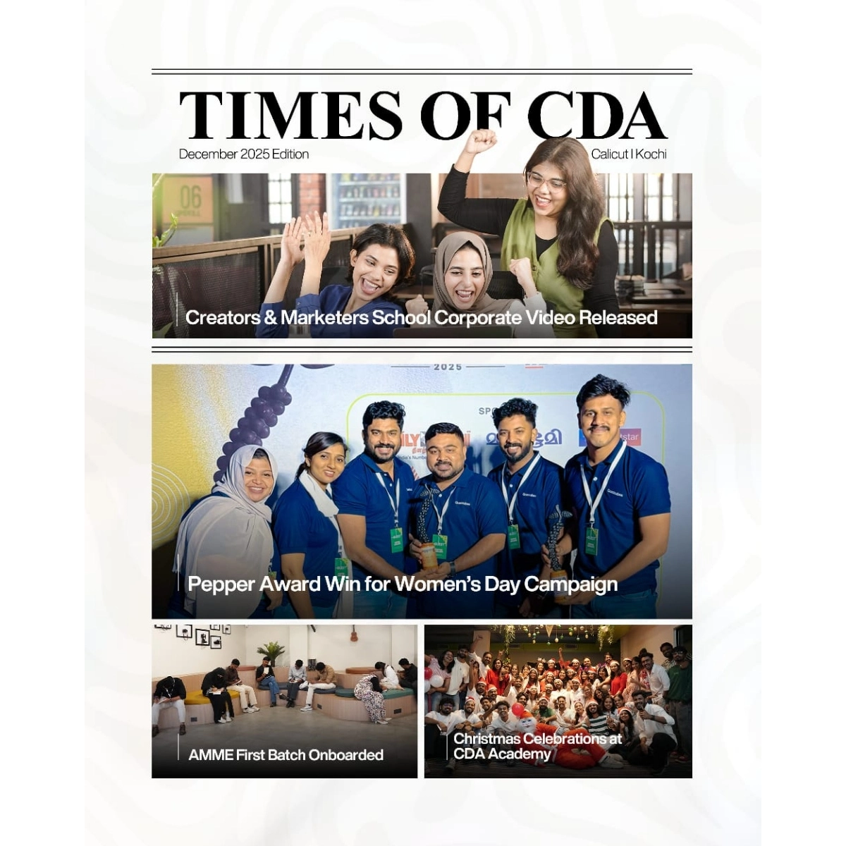 Times of CDA December 2025 Edition | Monthly Highlights